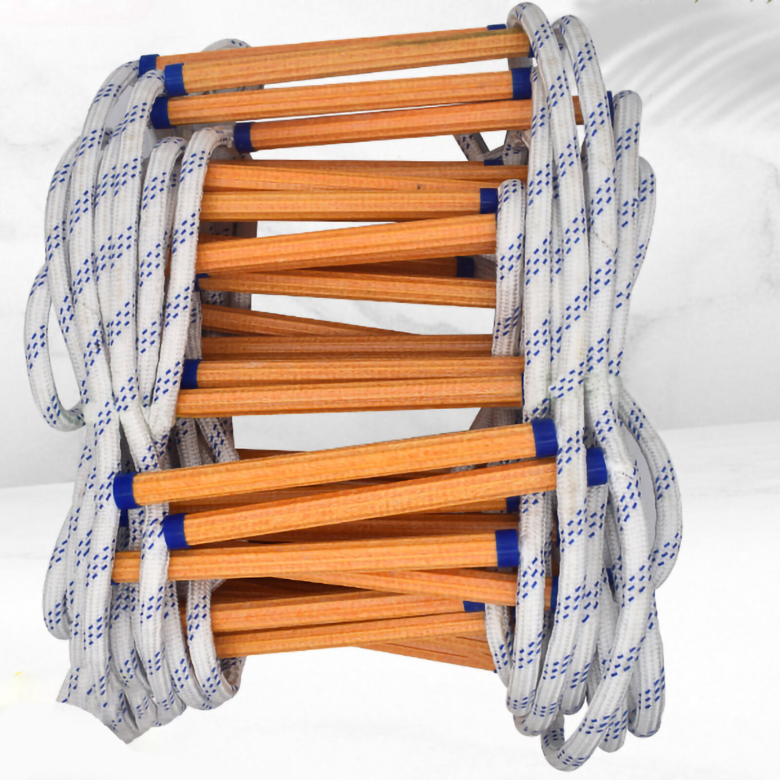 Спасательная лестница с огнеупорным канатом для экстренного выхода на открытом воздухе, изолированная лестница для подъема и спасения