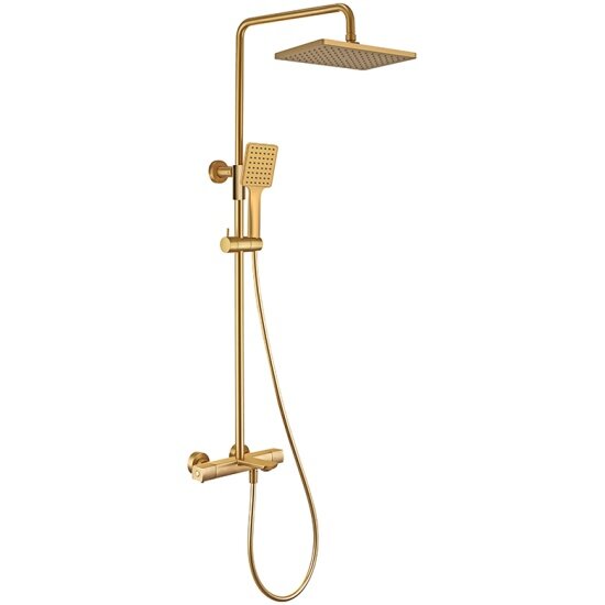 Душевая система Kaiser® Kaiser Cube (01382-3) Золото Матовое