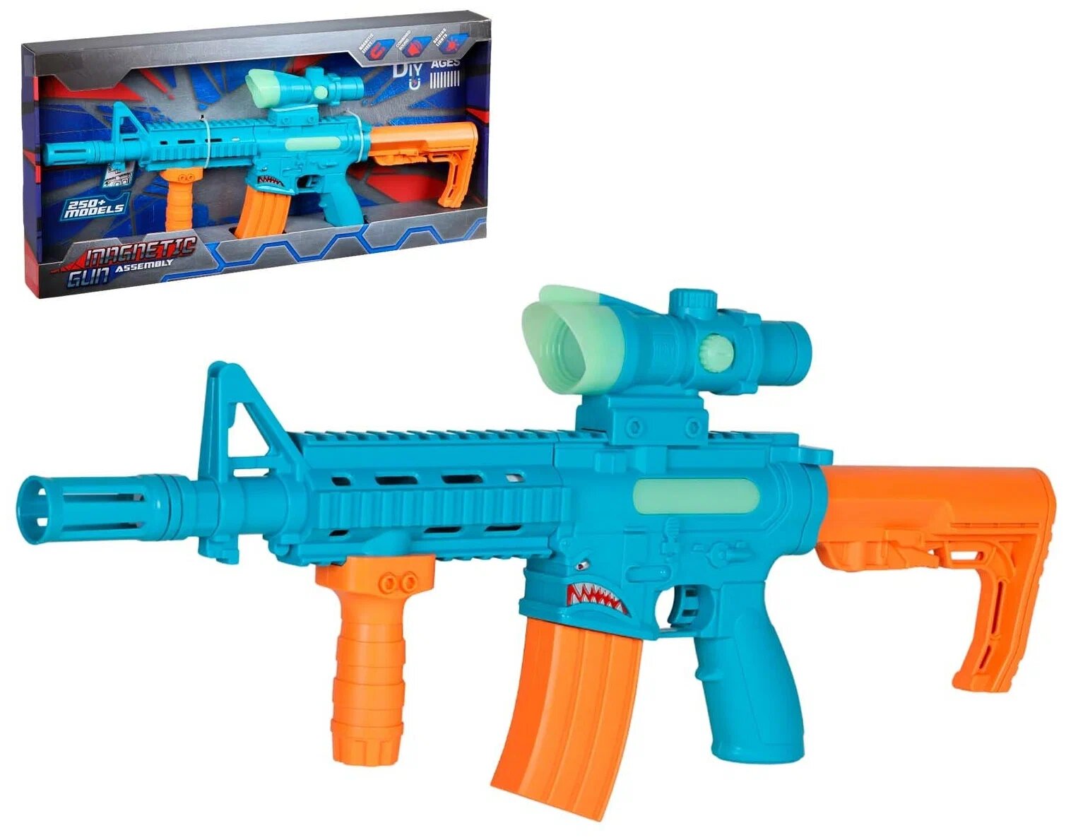 Игрушечный автомат JB0210181 "Оружие", питание от батареек, пластик