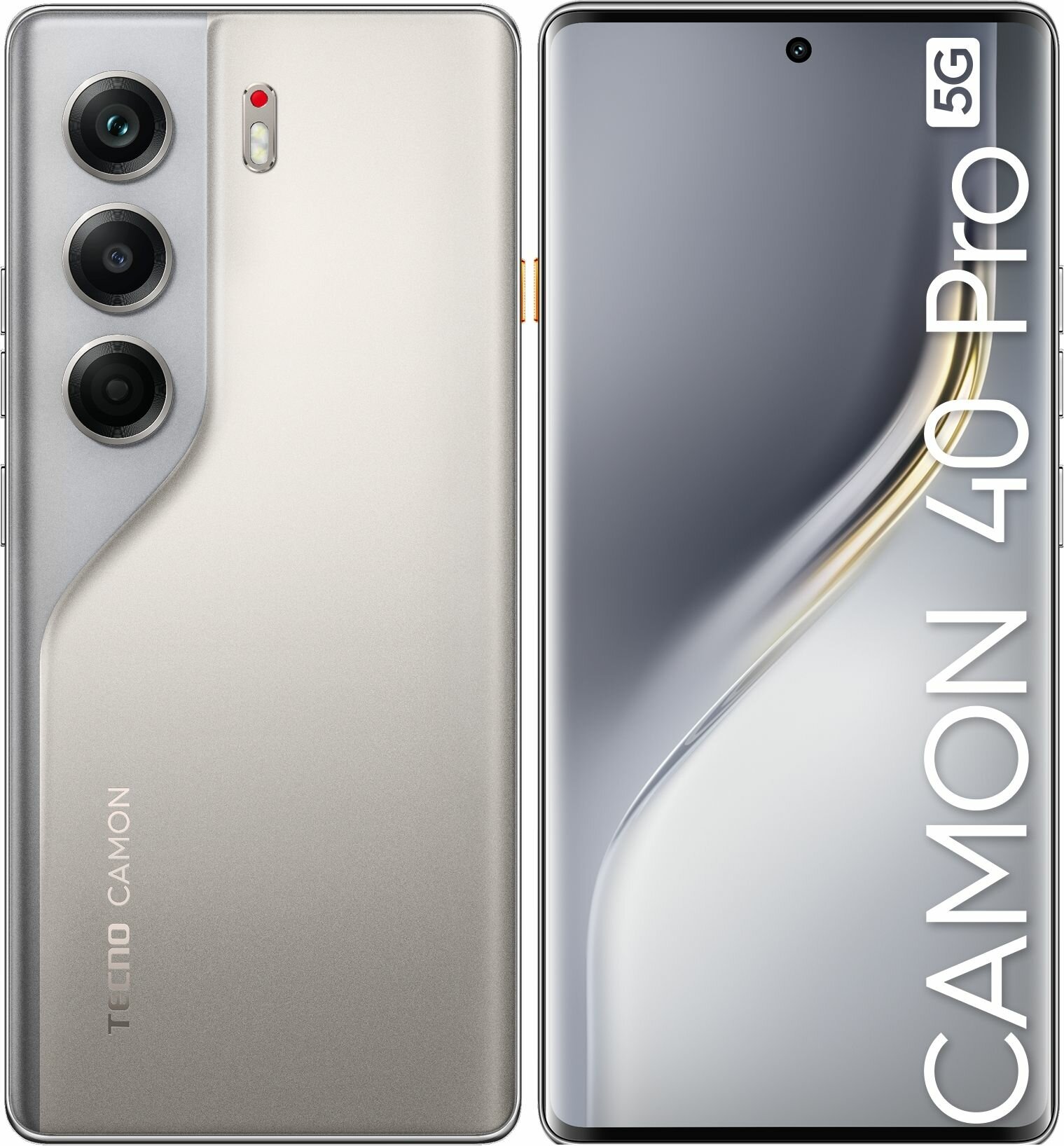Смартфон Tecno Camon 40 Pro 5G 256Gb 12Gb титан