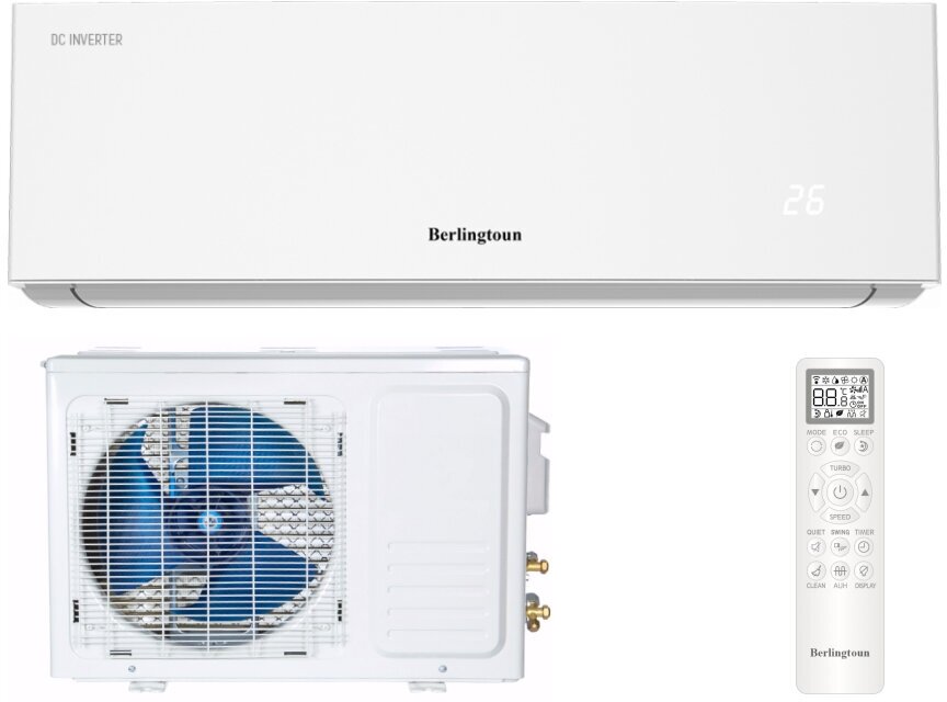 Кондиционер Berlingtoun Bristol DC Inverter BR-24CIN1/in/BR-24CIN1/out Сплит-система