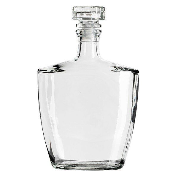 Штоф «Легион» в сборе (штоф 0,5 л+пробка+уплотнитель), стекло, прозрачный (Хрустальный звон)