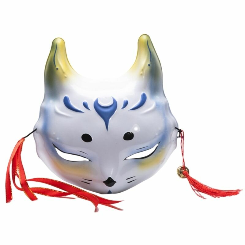 Маленькая волшебная лисичка-демон на половину Лица Одевается В Маску-B