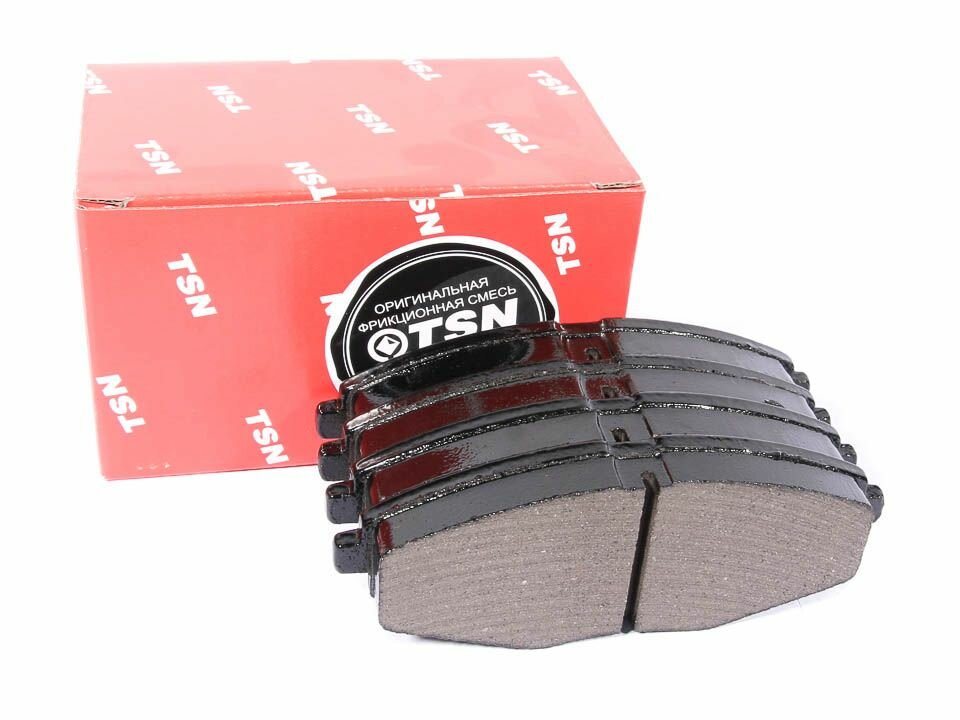 Колодки тормозные передние Lanos Nexia Matiz Spark R13 комплект 4шт TSN 2.1.15