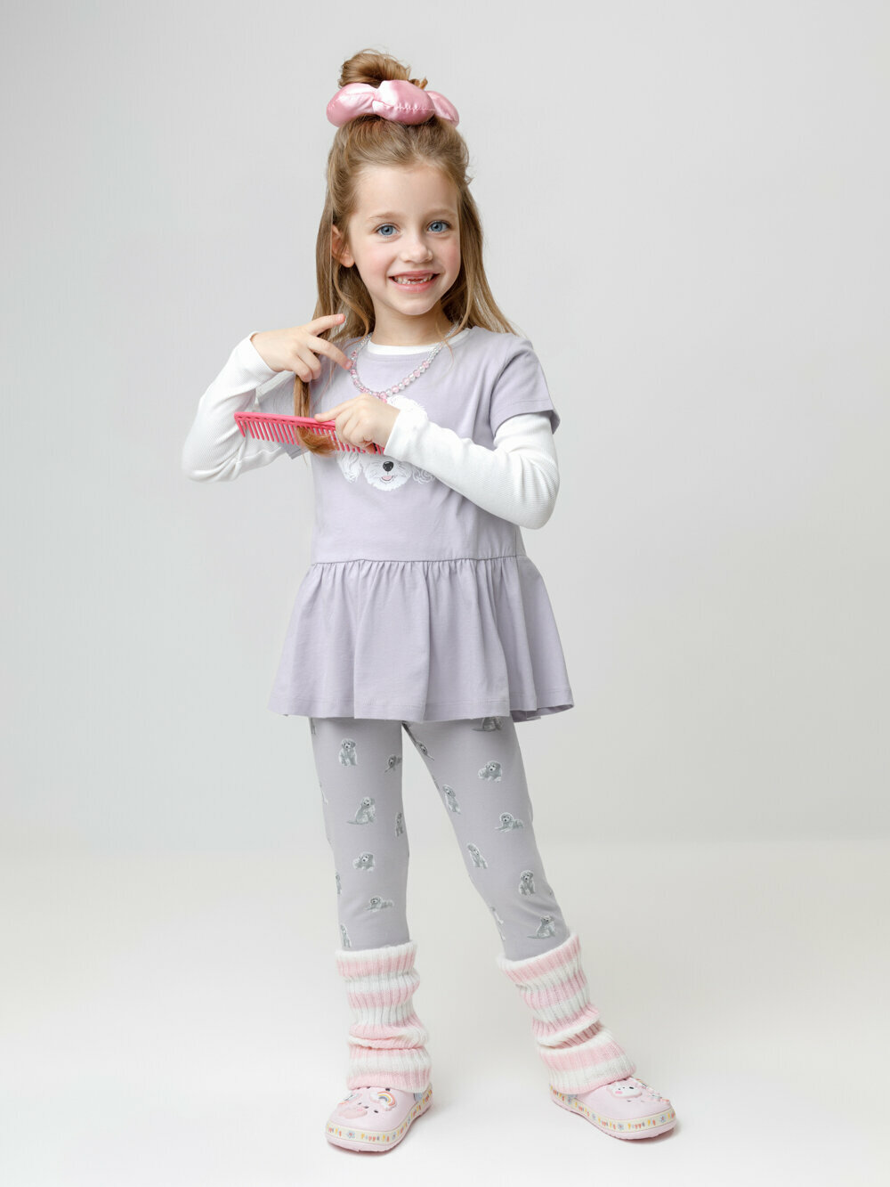 Легинсы КР 4074/сиреневый 3710 Н090 к647