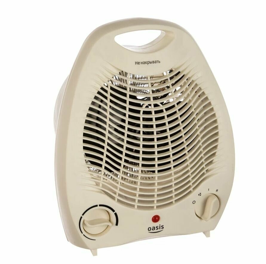 Тепловентилятор OASIS SB-20R EU, спиральный нагреватель, напольный, 2кВт