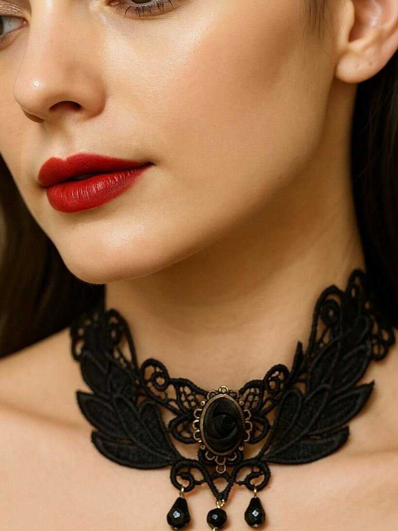 Чокер, искусственный камень