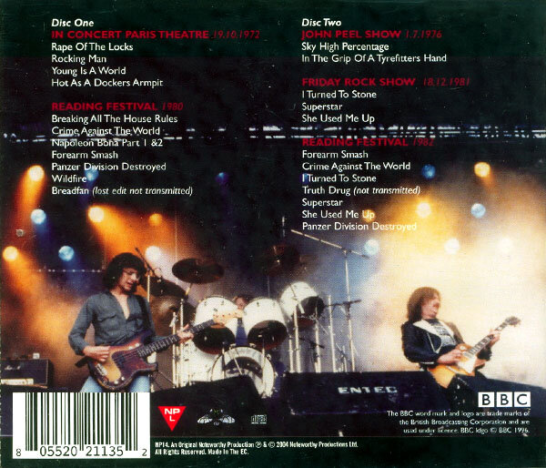 Диск Budgie - The BBC Recordings (2 CD) — фото 1