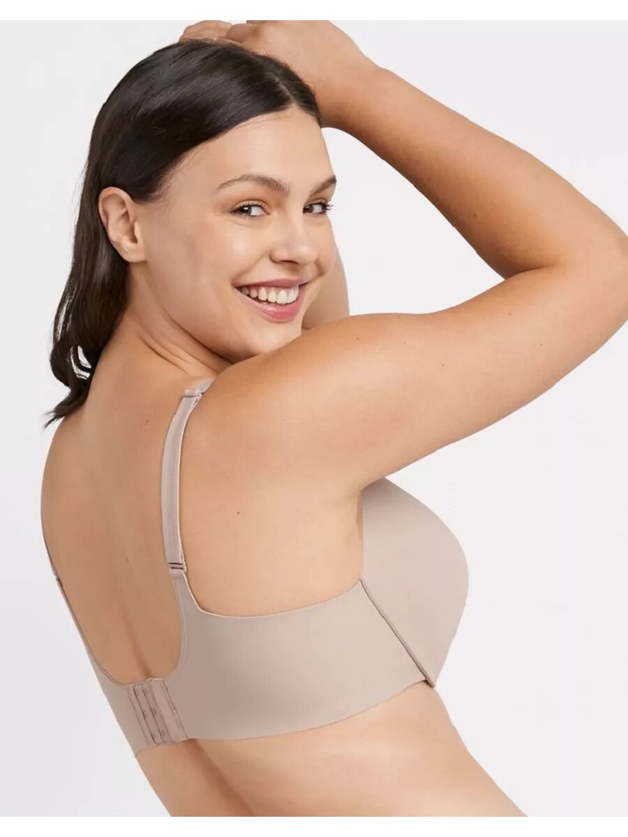 Бюстгальтер-невидимка Maidenform Базовая коллекция, размер 75E(34E), бежевый — фото 1