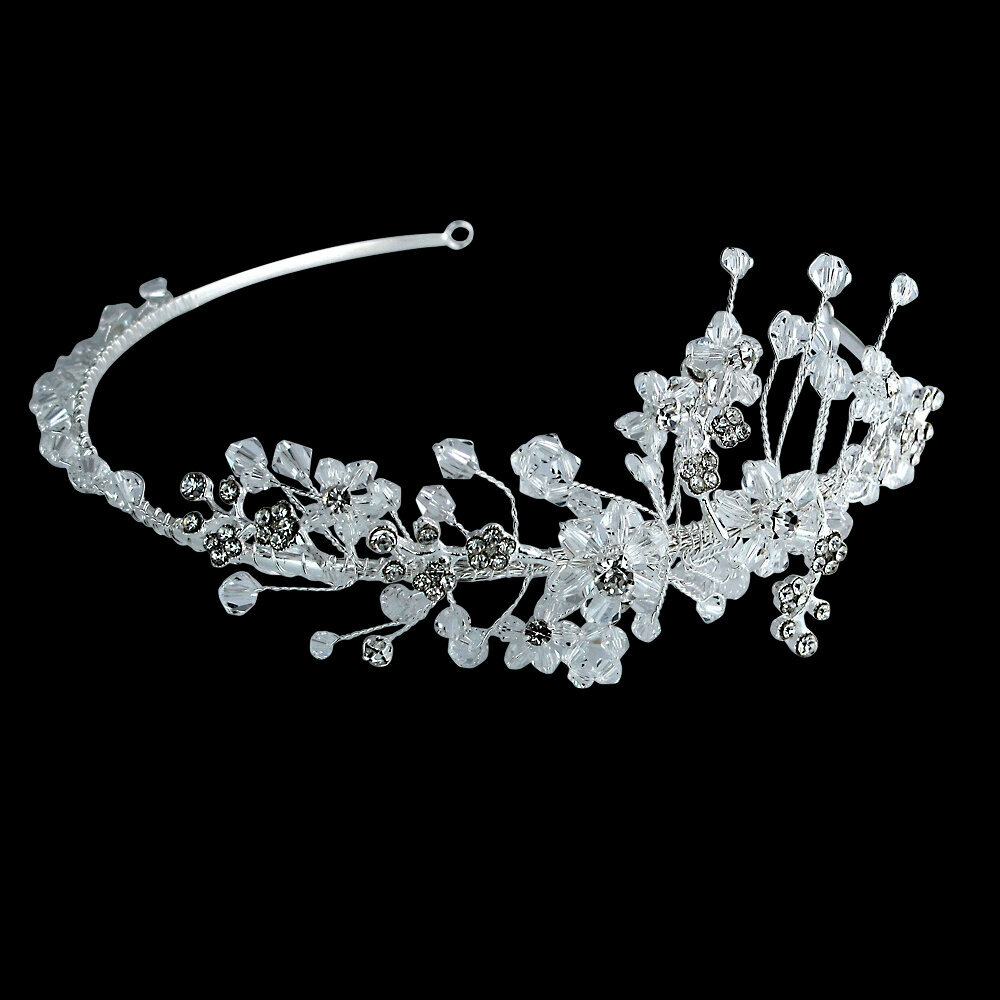 Диадема с стеклом, Эстет, ювелирное стекло, вес - 47.7 гр.