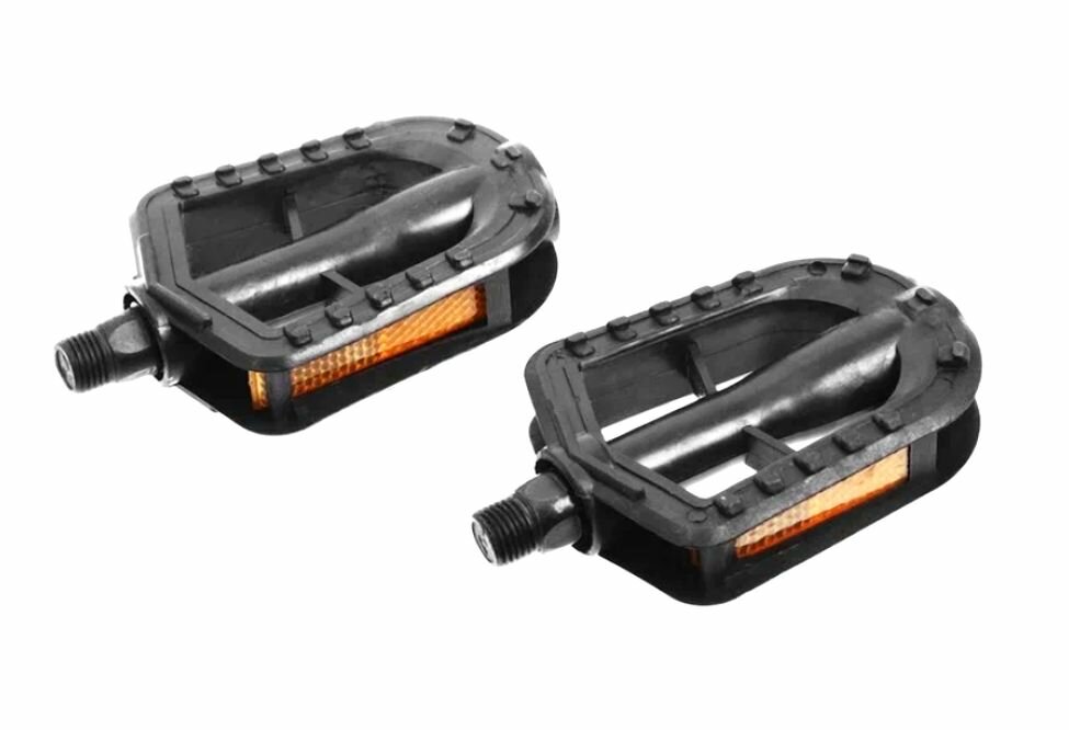 Педали 9/16" без подшипниковые пластиковые для детских велосипедов