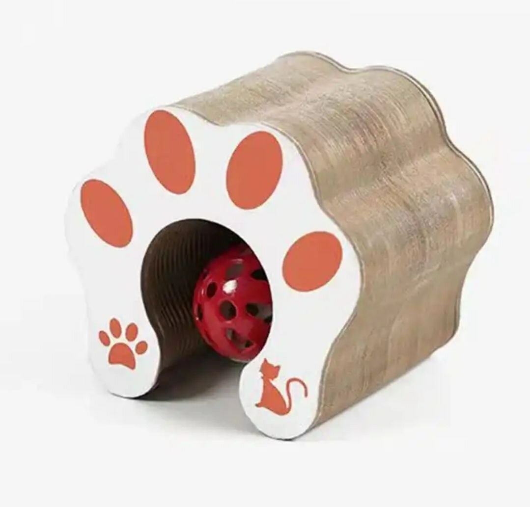 Игрушка для кошек, когтеточка картоннаяИгрушка для кошек, когтеточка картонная