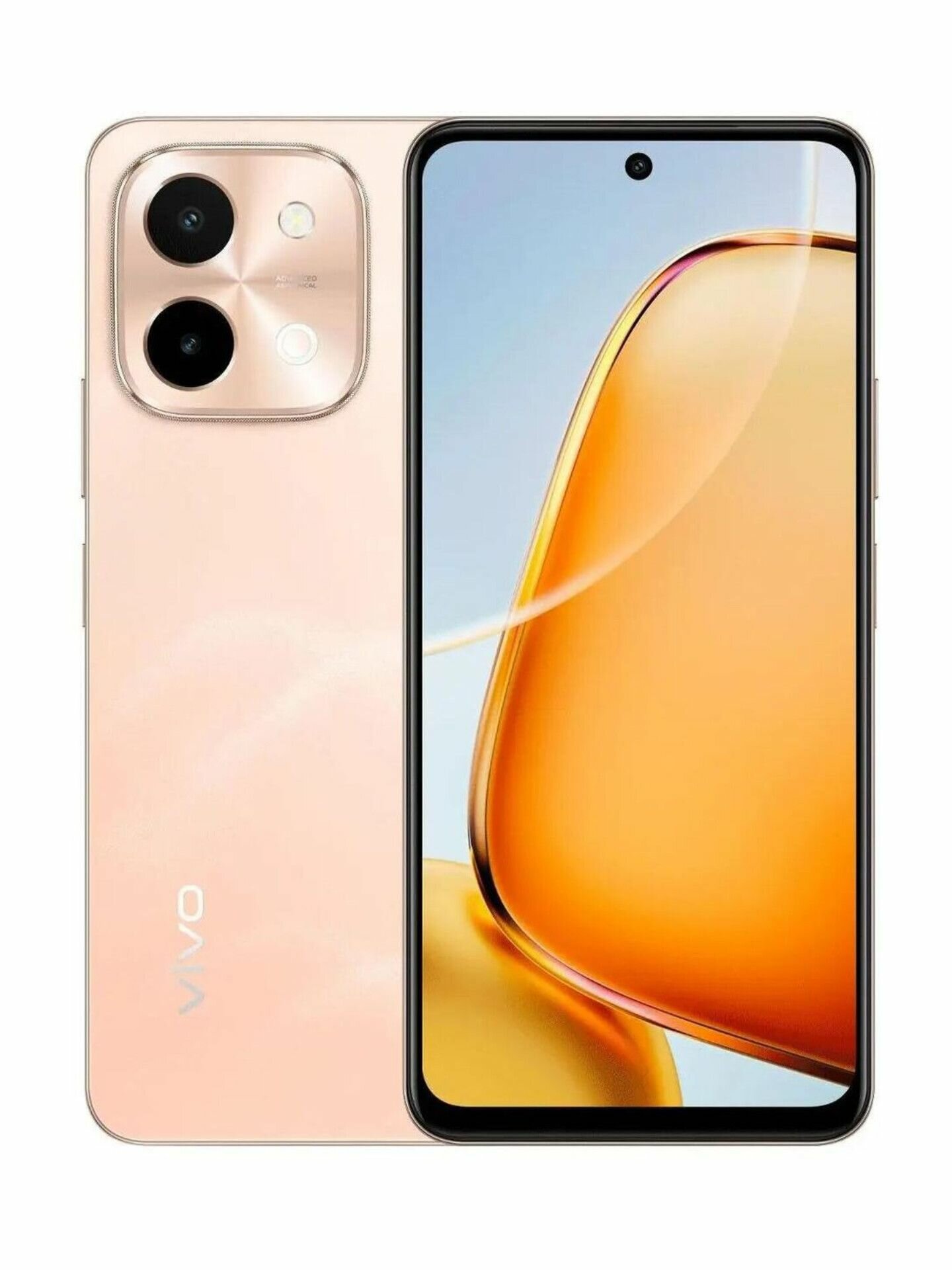 Смартфон Vivo Y28 8/128GB, Ростест, Розовое золото, 6000 мАч