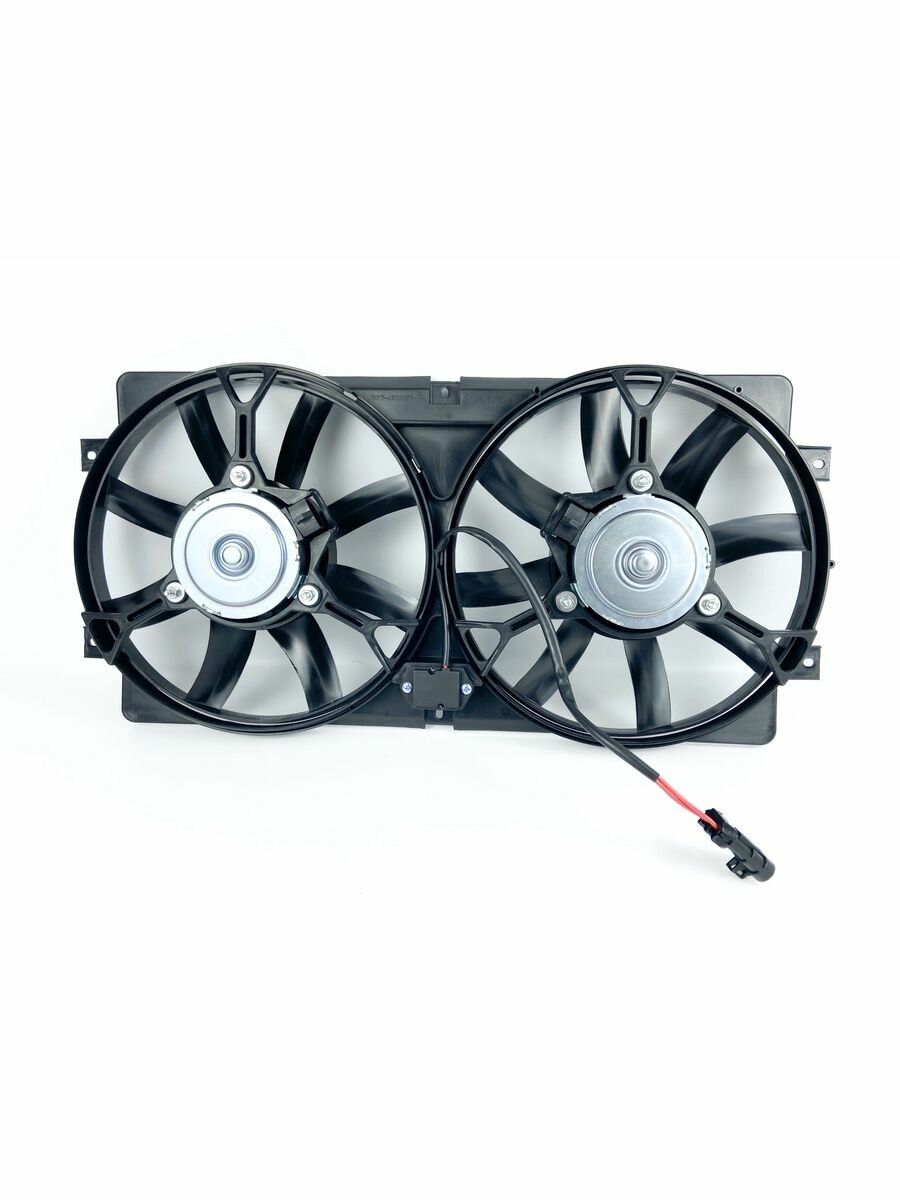 Вентилятор электрический двигателя для Chevrolet Niva 2123 с кожухом