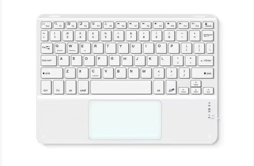 Беспроводная Bluetooth клавиатура с тачпадом, русский язык для, телефона, планшета.