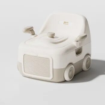 Горшок детский для мальчика и девочки "Машинка"с мягким сиденьем