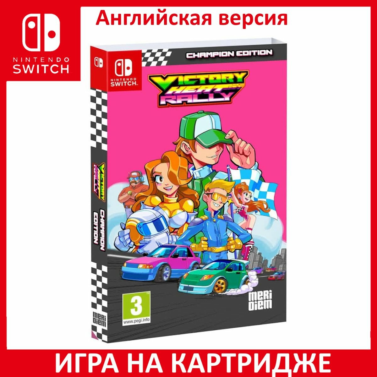 Игра Victory Heat Rally Champion Edition Switch Картридж на Nintendo Switch Английская версия