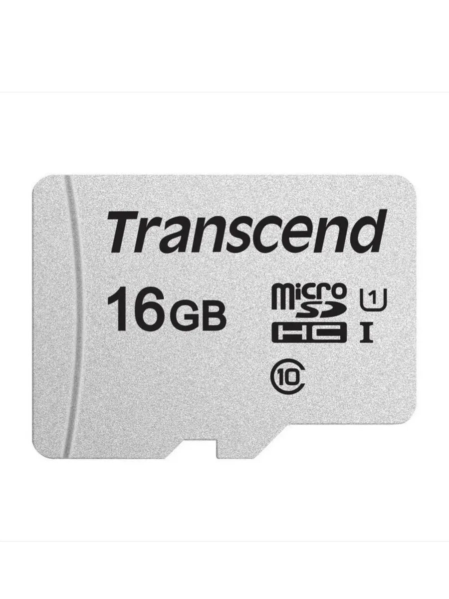 Карта памяти microSDHC UHS-I U1 Transcend 16 ГБ 95 МБ/с