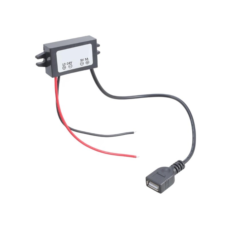 DC12V-24V До 5V3A USB Автомобильное Зарядное устройство Адаптер Конвертер Регулятор Кабель для Мобильных телефонов Планшеты Камеры Солнечные панели Устройств