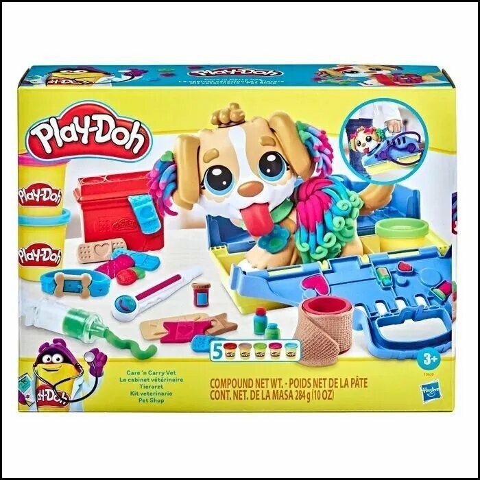 Эксклюзивный набор для лепки PlayDoh Ветеринар от Hasbro