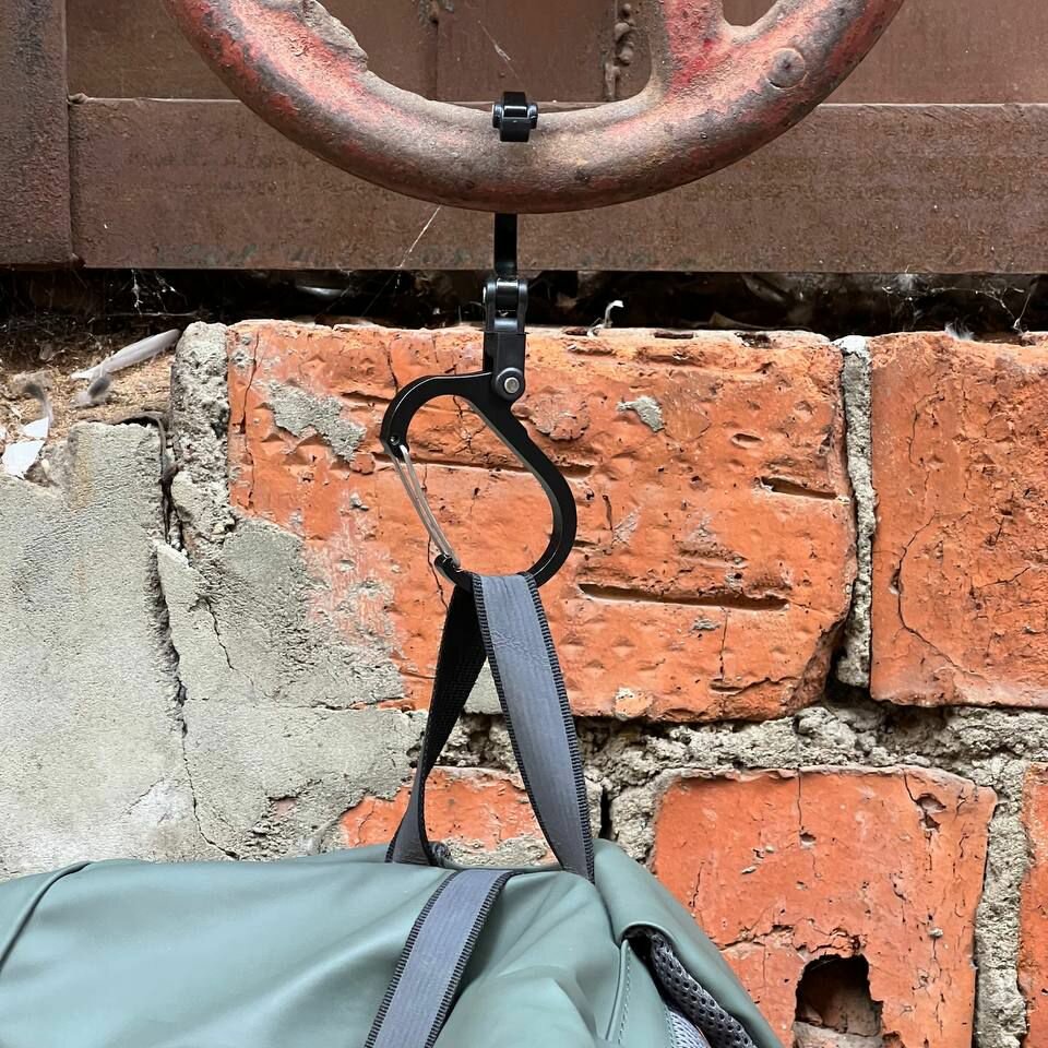 Металлический карабин для рюкзака и сумки надежный держатель для крепления в транспорте, офисе и походе