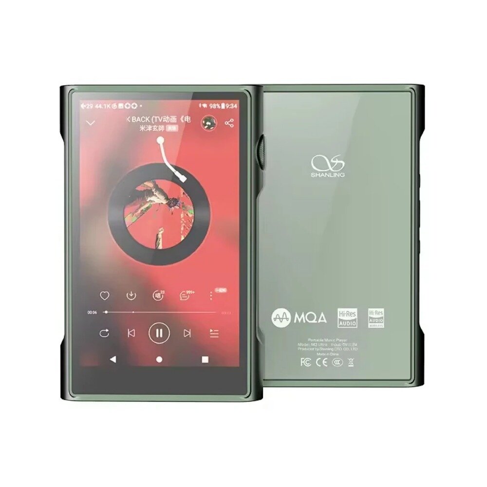 SHANLING M3 Ultra Android 10 MQA Портативный HiFi Музыкальный Плеер MP3 Аудио ЦАП Усилитель С Двумя Чипами ES9219C