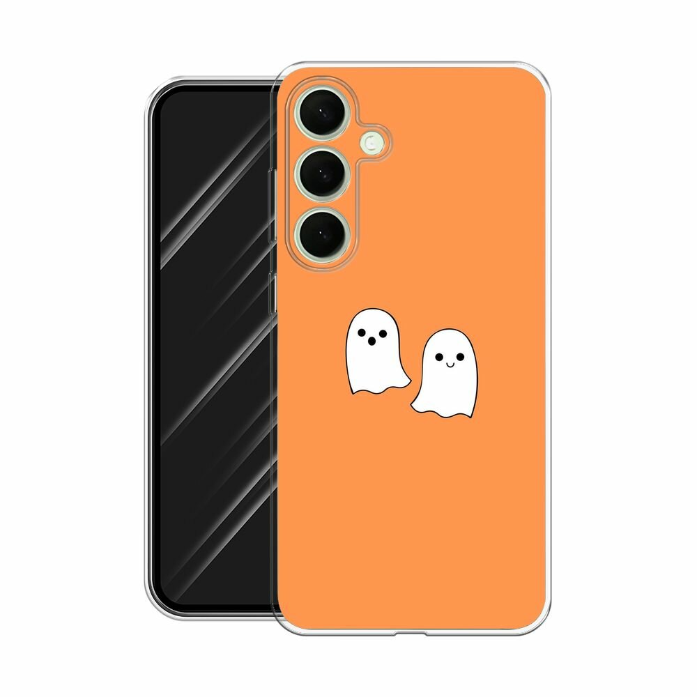 Чехол на Samsung Galaxy S25 Plus / Самсунг S25 Плюс с принтом Cute ghosts — фото 1