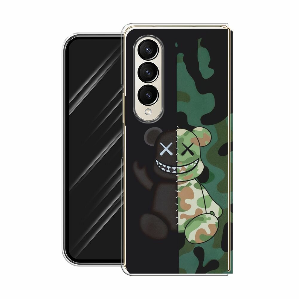 Чехол на Samsung Galaxy Z Fold 4 / Самсунг Галакси Зет Фолд 4 с принтом "KAWS 23 февраля 1" — фото 1