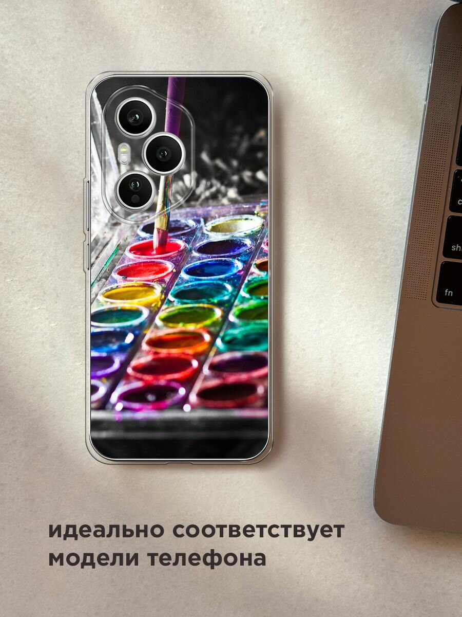 Чехол на Honor 400 Pro / Хонор 400 Про с принтом "Палитра красок" — фото 1