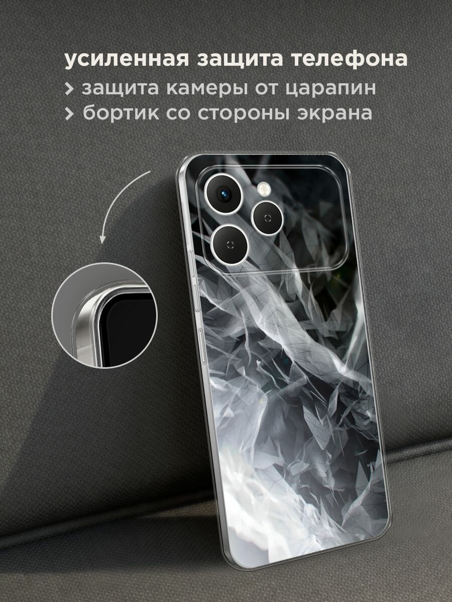 Чехол на Tecno Spark 40 / Текно Спарк 40 с принтом "Абстракция 9" — фото 1