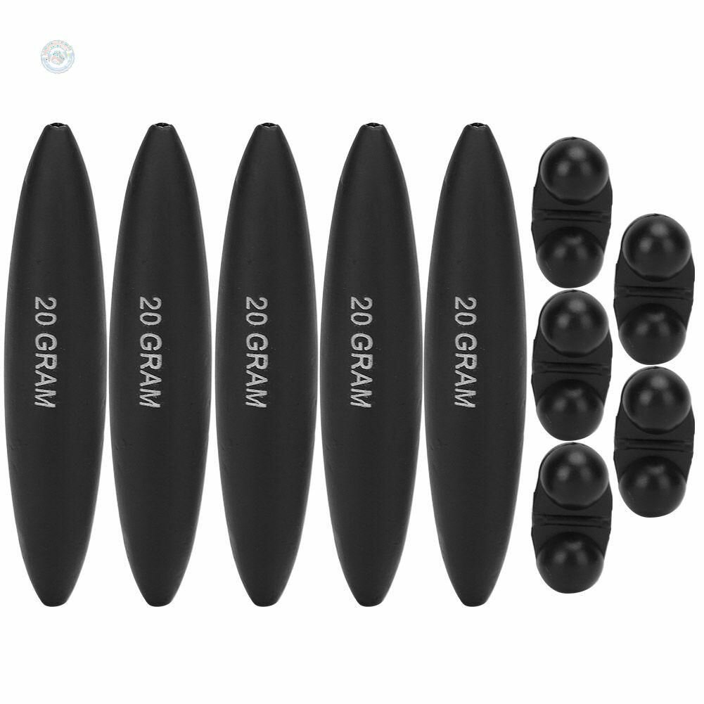 Поплавок для рыбалки 5 шт. высокопрочные черные EVA с колокольчиком чувствительные и универсальные для ловли сома и другой рыбы
