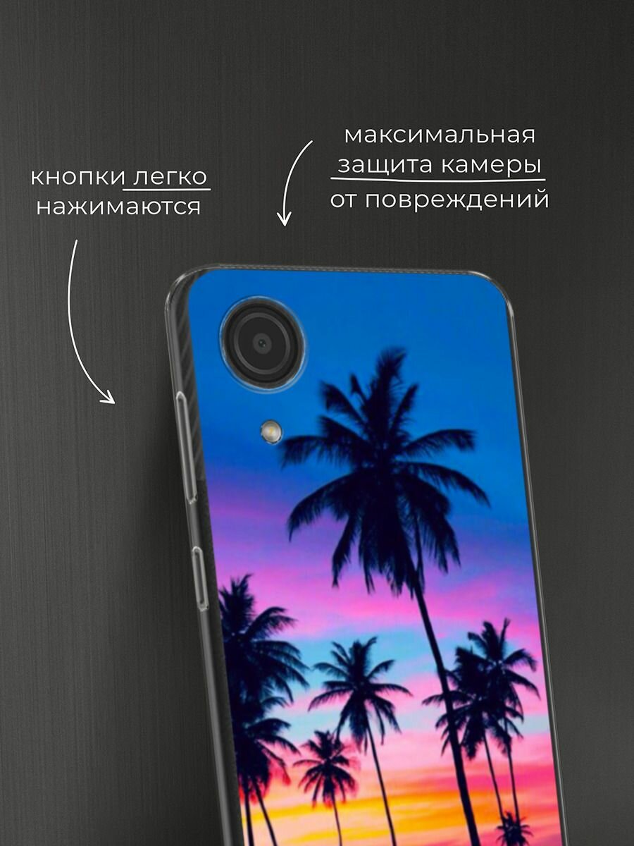 Чехол на Samsung Galaxy A03 Core / Самсунг Галакси А03 Core с принтом "Закат 5" — фото 1