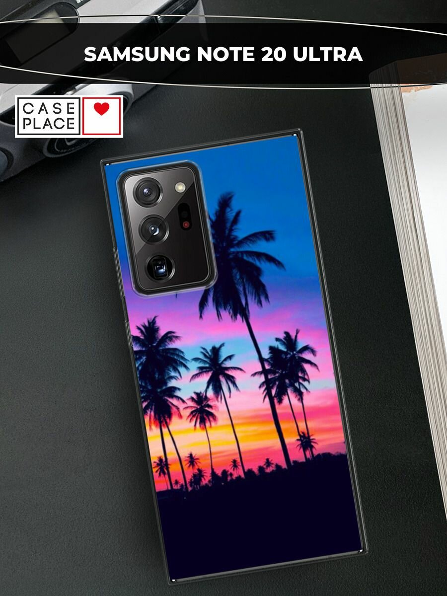 Чехол на Samsung Galaxy Note 20 Ultra / Самсунг Галакси Ноут 20 Ультра с принтом "Закат 5"
