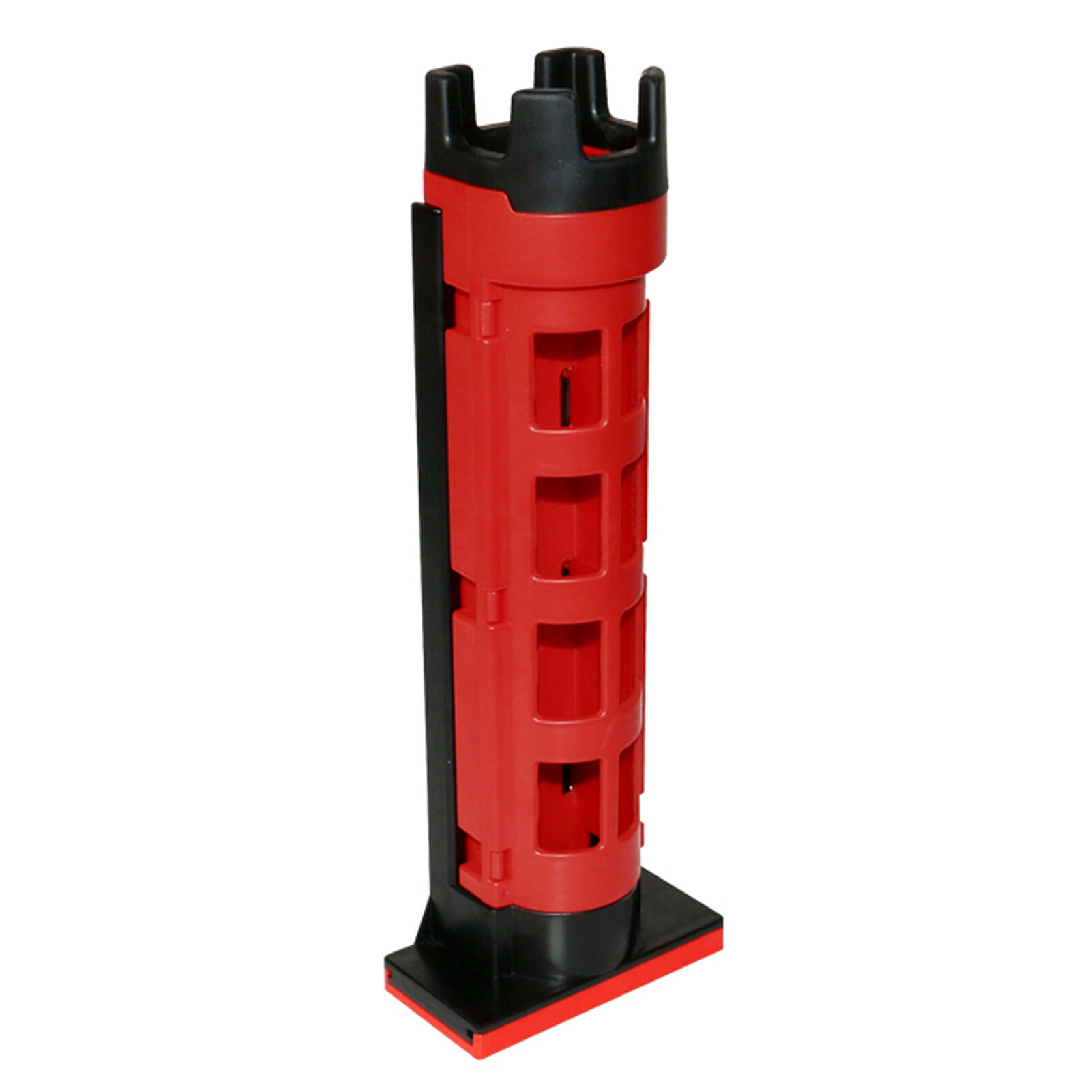 Стойка для удочек Fishing Rod Stand Tube с регулируемой высотой для ящика для рыбалки, хранение удочек, материал: пластик + резина, цвета: красный / желтый / серый / зеленый / синий / голубой (по выбору), высота: 28см / 11дюймов, внутренний диаметр: