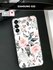 Чехол на Samsung Galaxy S22 / Самсунг Галакси S22 с принтом "Розы на белом"