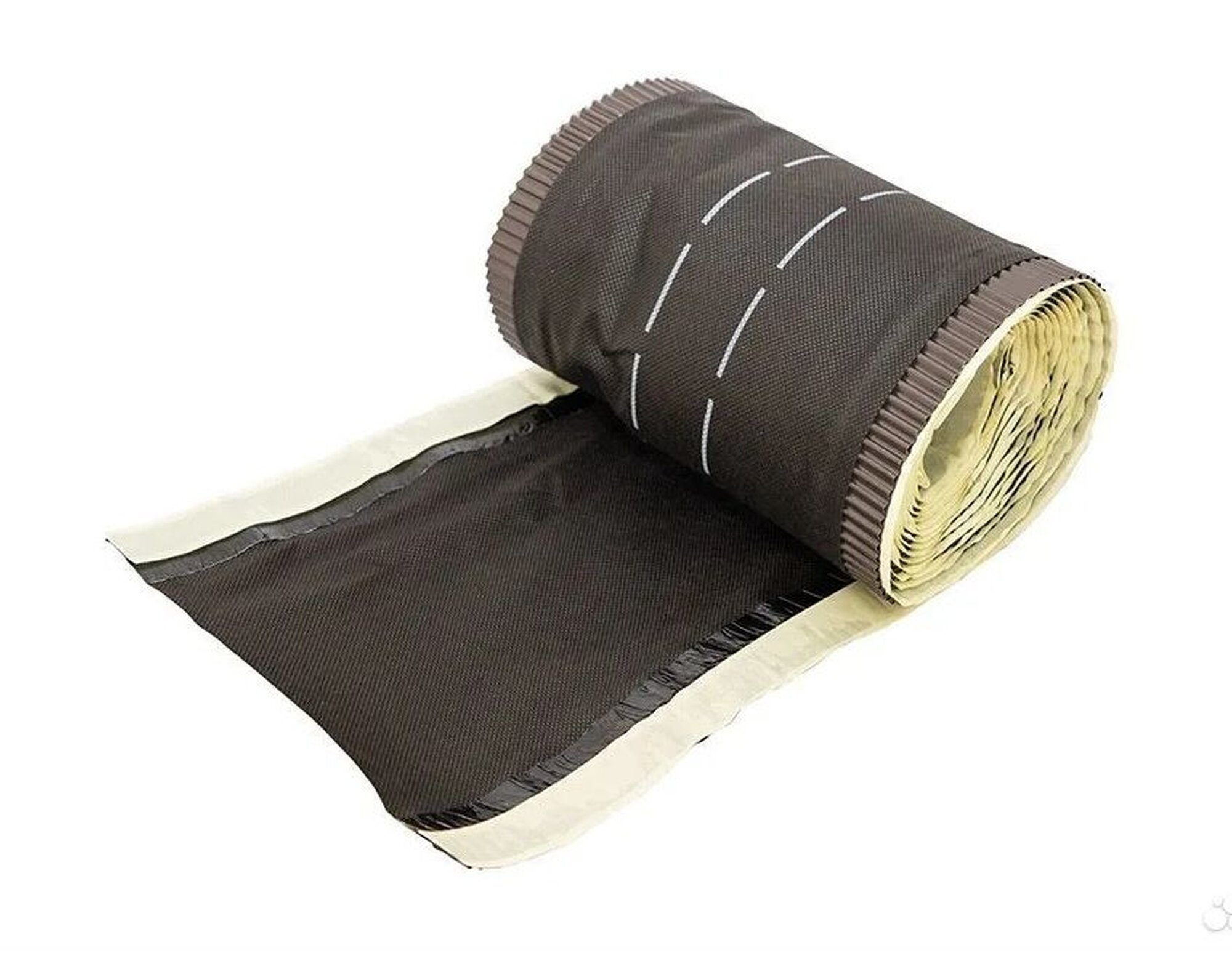 Аэроэлемент конька OPTIMA, 230 мм, 5 м, спанбонд, коричневый