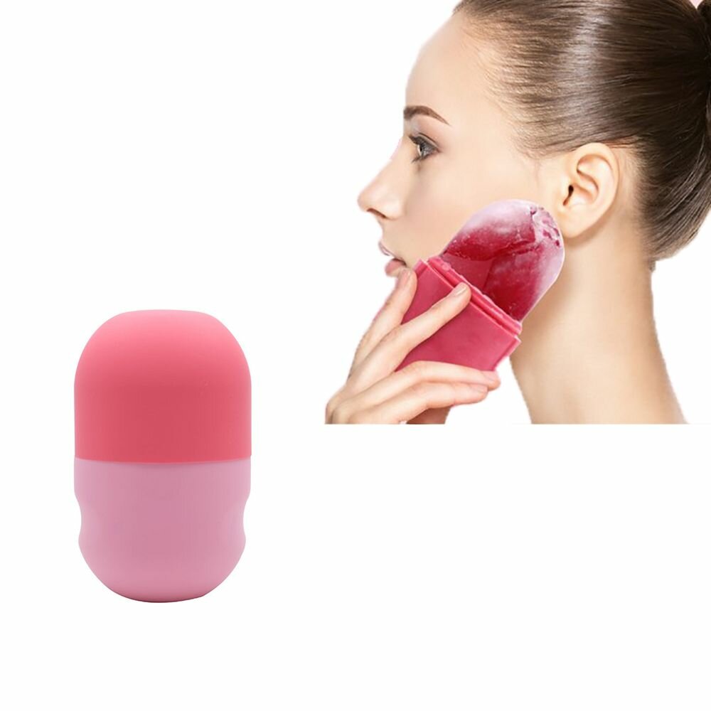 Силиконовый Массажный Кубик Льда Для Лица С Роликовым Контуром Льда Для Ухода За Кожей Лица