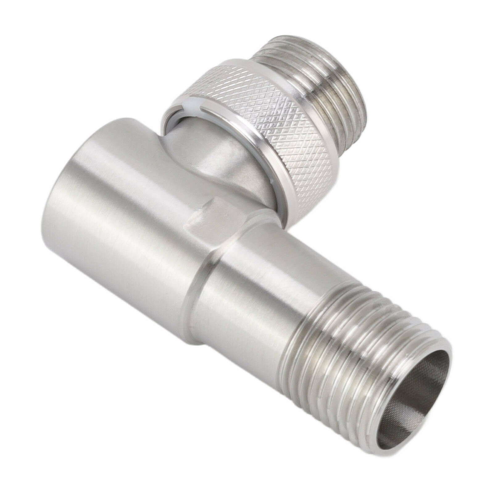 Угловой запорный клапан наружная резьба G1/2 304 нержавеющая сталь 1 в 2 выхода интегрированный дизайн автоматический запорный клапан для туалета встроенный угловой клапан включения/выключения