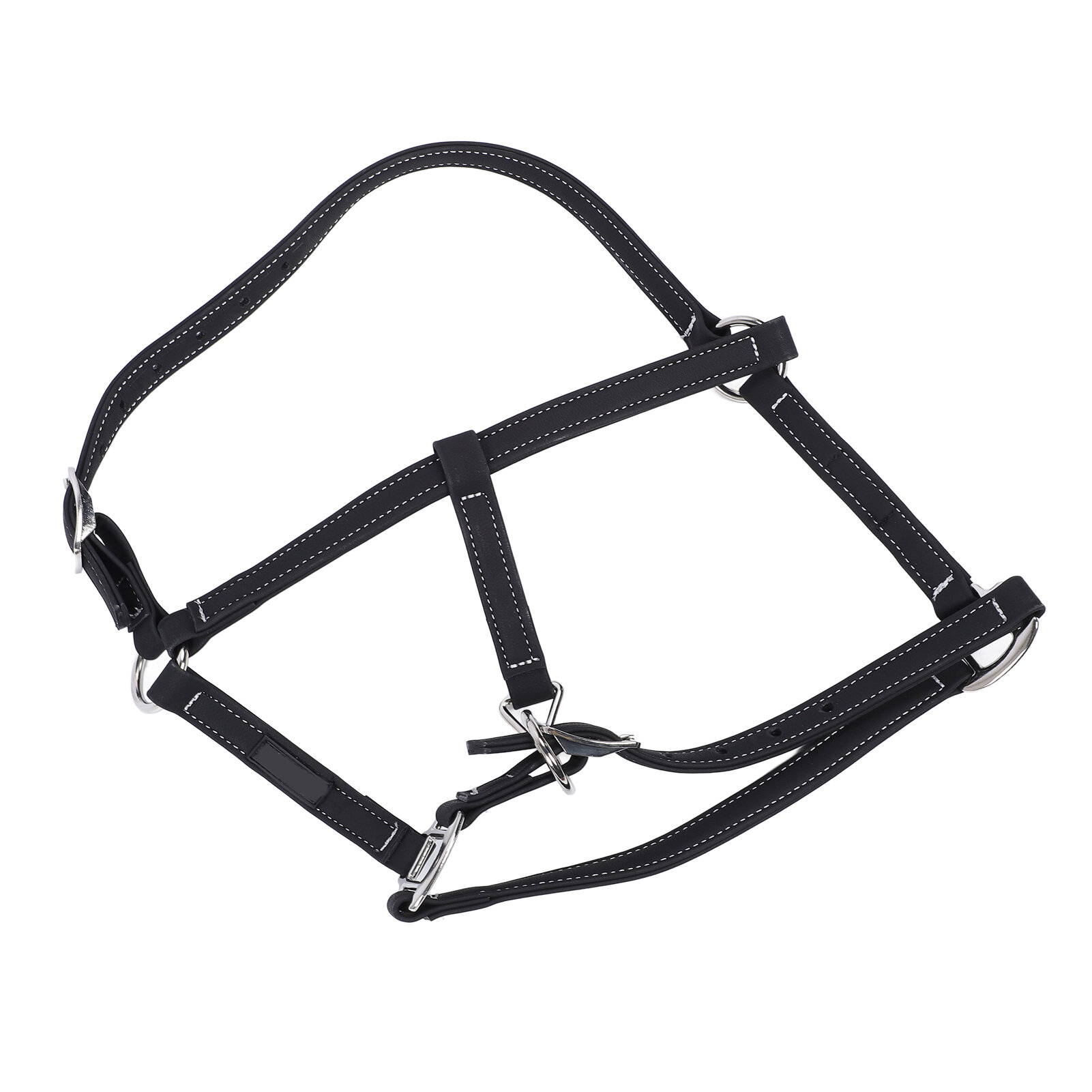 Конная уздечка из нейлона, регулируемая уздечка для лошади, аксессуар для конного снаряжения, размер M, подходит для роста 3,6–4,3 фута