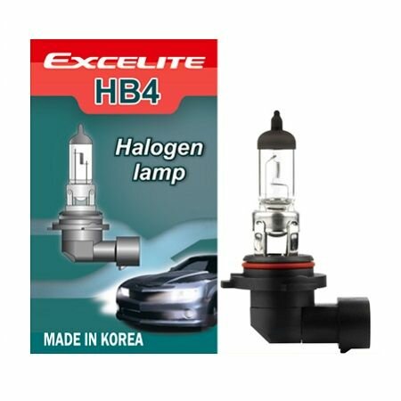 Автолампа HB4/9006 (51W) P22d STANDART 12V EXCELITE EX-12600