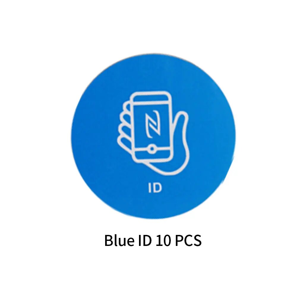Blue ID 10 шт. RFID-наклейки