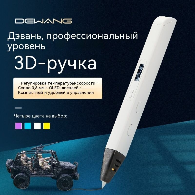 3D-ручка SANAGO RP800A, для рисования и 3D-печати, популярная модель для блогеров и творчества, идеальна для детей и художников