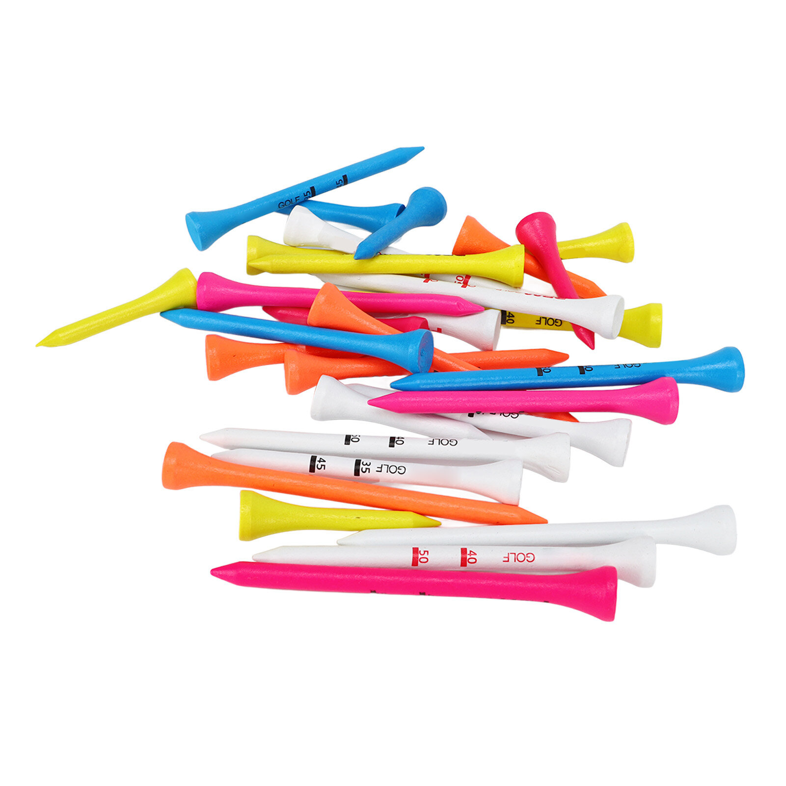 Набор футболок для гольфа, клен, прозрачная шкала, стабильный, несколько размеров, простая регулировка, прочная деревянная замена футболки для гольфа