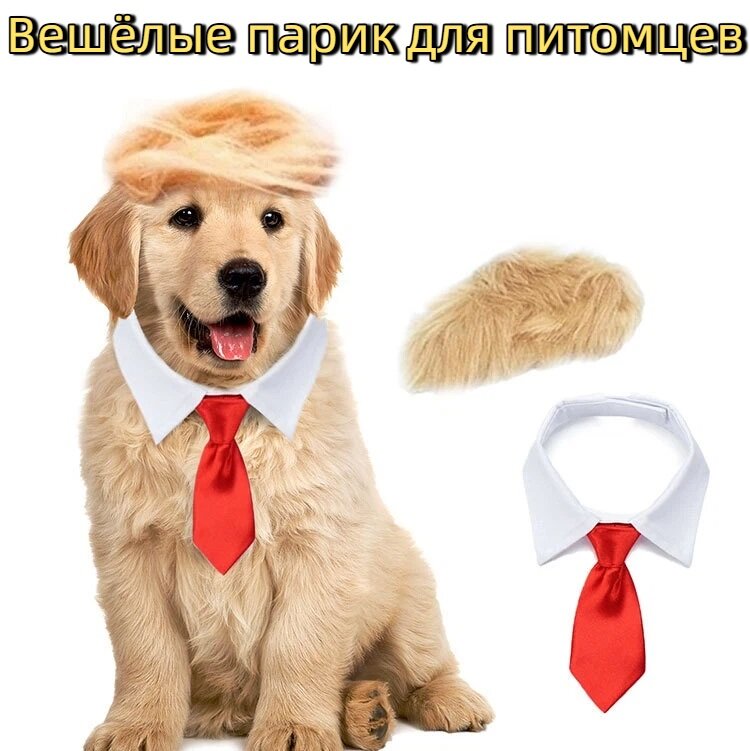 Парики домашних животных, смешные парики косплей, парики собаки