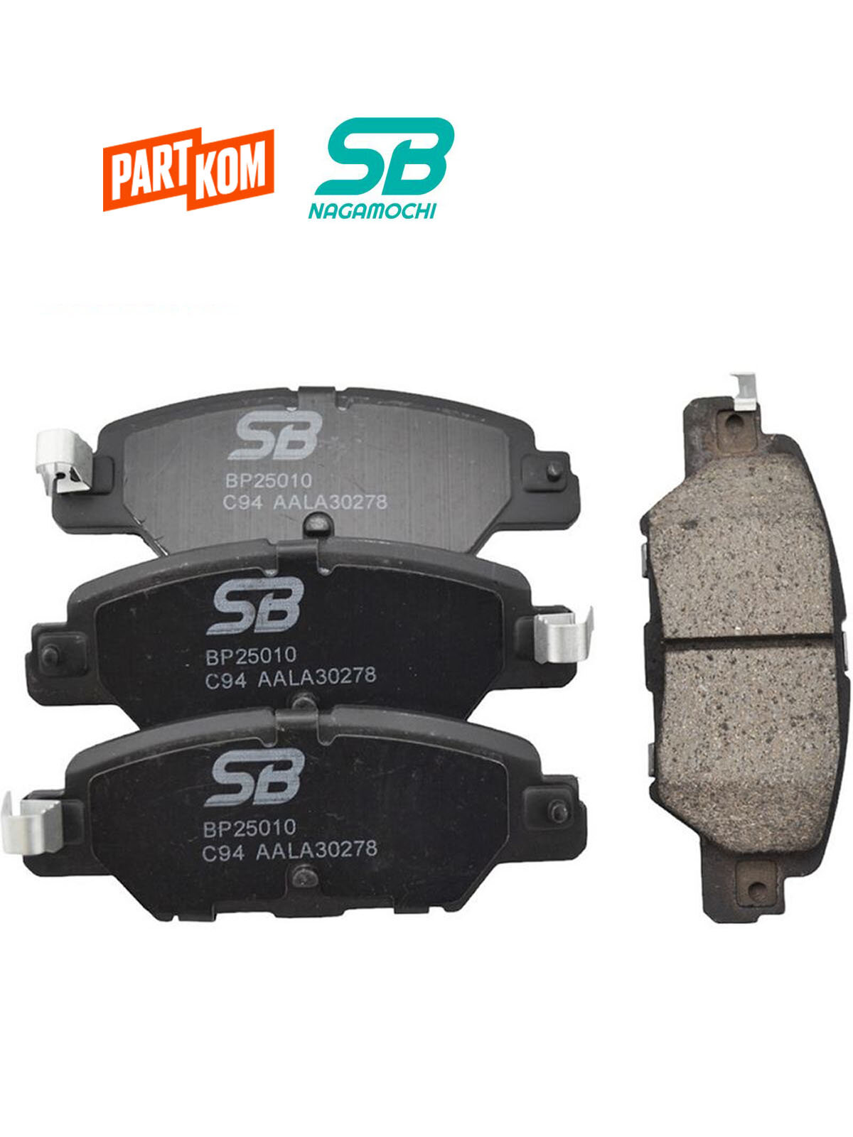 Колодки тормозные дисковые задние для а/м MAZDA CX-5, SB NAGAMOCHI BP25010