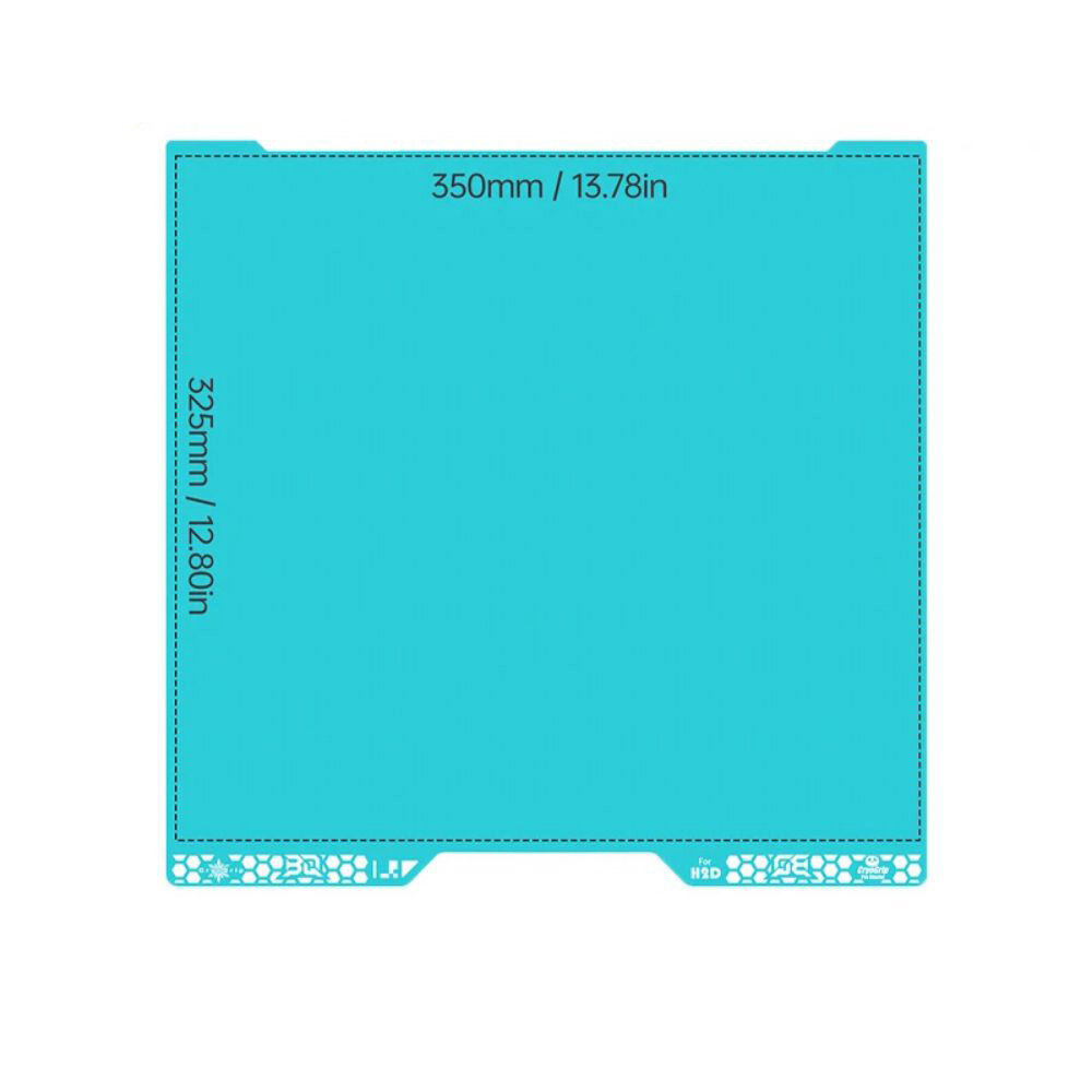 Платформа для печати Panda CryoGrip Pro 350x325 мм, двухсторонний нагревательный стол, детали для 3D-принтера Bambulab H2D