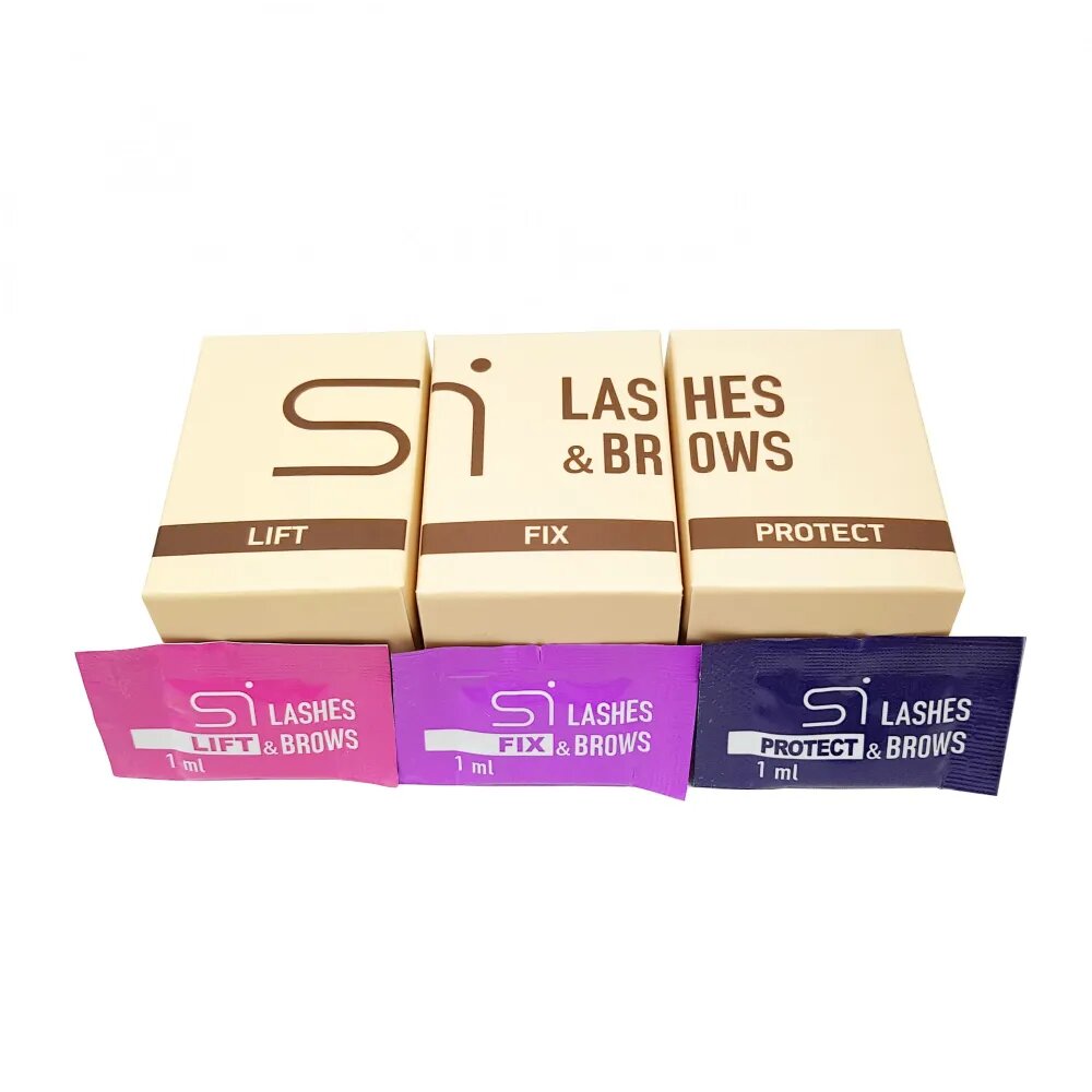Набор для ламинирования бровей и ресниц SI LASHES (Швейцария), 3 фазы