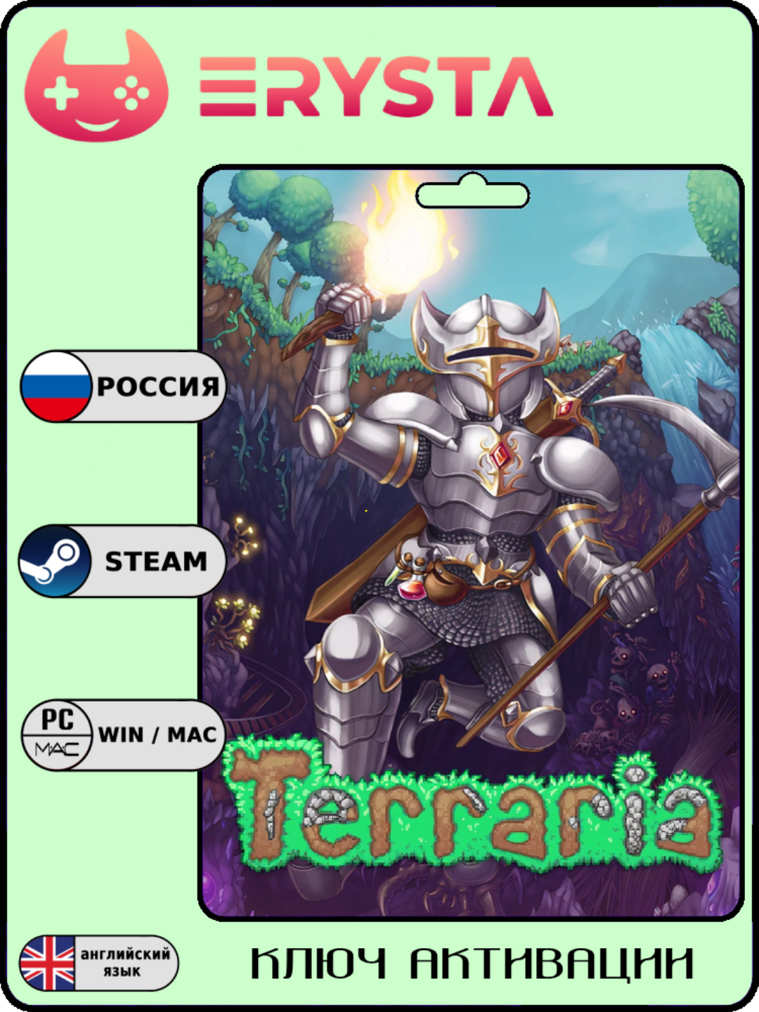 Игра Terraria Цифровой ключ активации для PC (Steam), РФ и СНГ