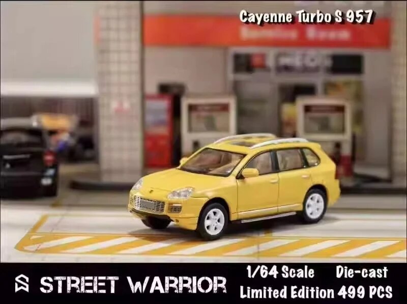 SW 1:64 Porsche Cayenne 957 Turbo S Желтый, yellow