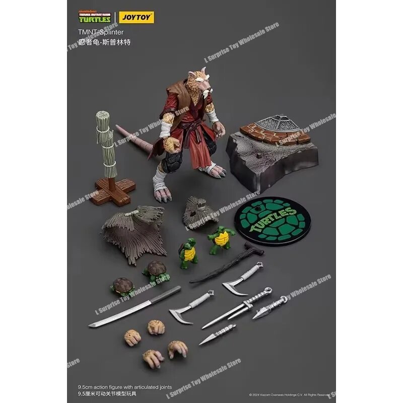 Фигурки JOY TOY TMNT April O'Neil Splinter Splinter